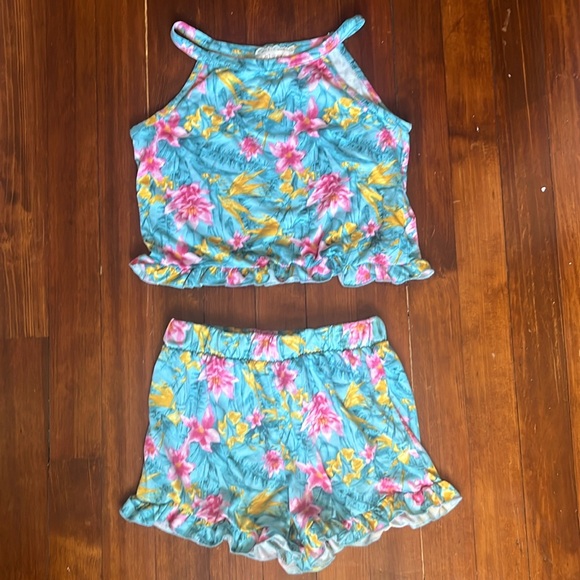 btween | Matching Sets | Btween Cute Hawaiian Tankshorts Set | Poshmark